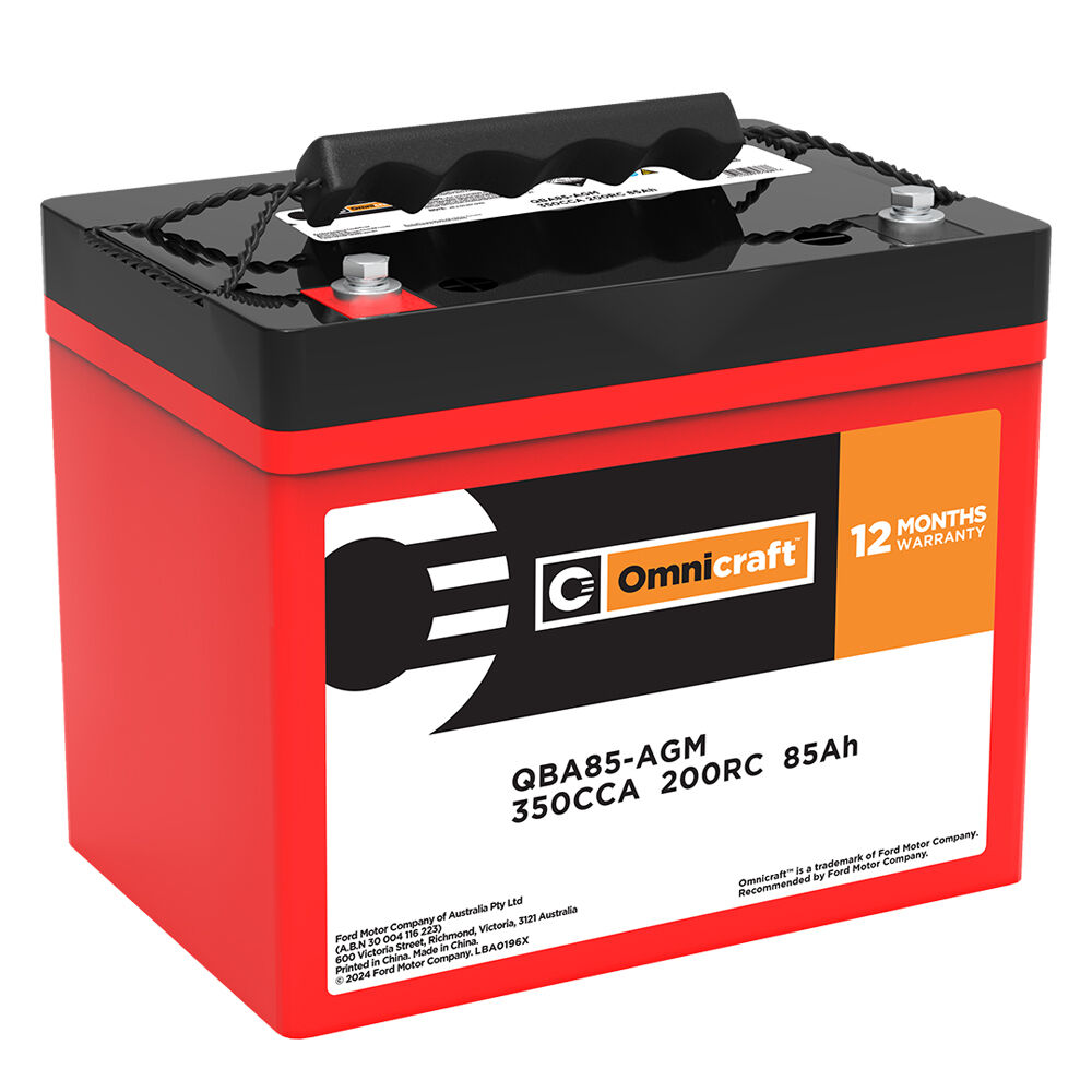 Omnicraft Premium C12-75XDA AGM Battery 350CCA 200RC 85AH 12V