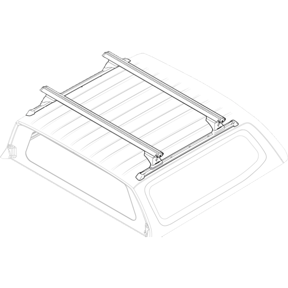 Genuine Ford Stylish Canopy Roof Racks for Ranger Next-gen Double Cab